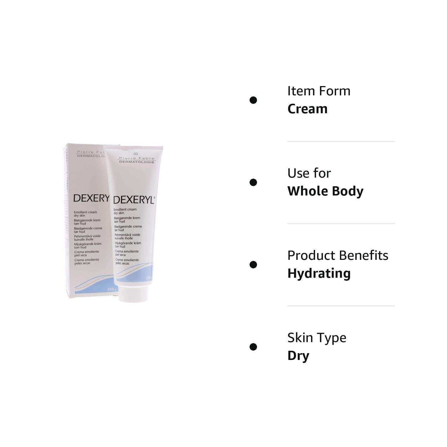 Dexeryl Emollient Cream 250g - Restores Natural Skin Shine & Deep Hydration