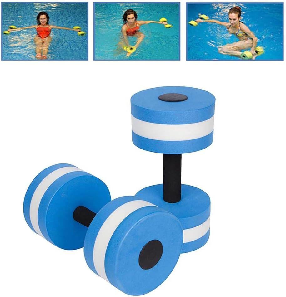 2PCS Blue Water Aerobic Dumbbells Set for Pool Workouts | Aqua Fitness ...