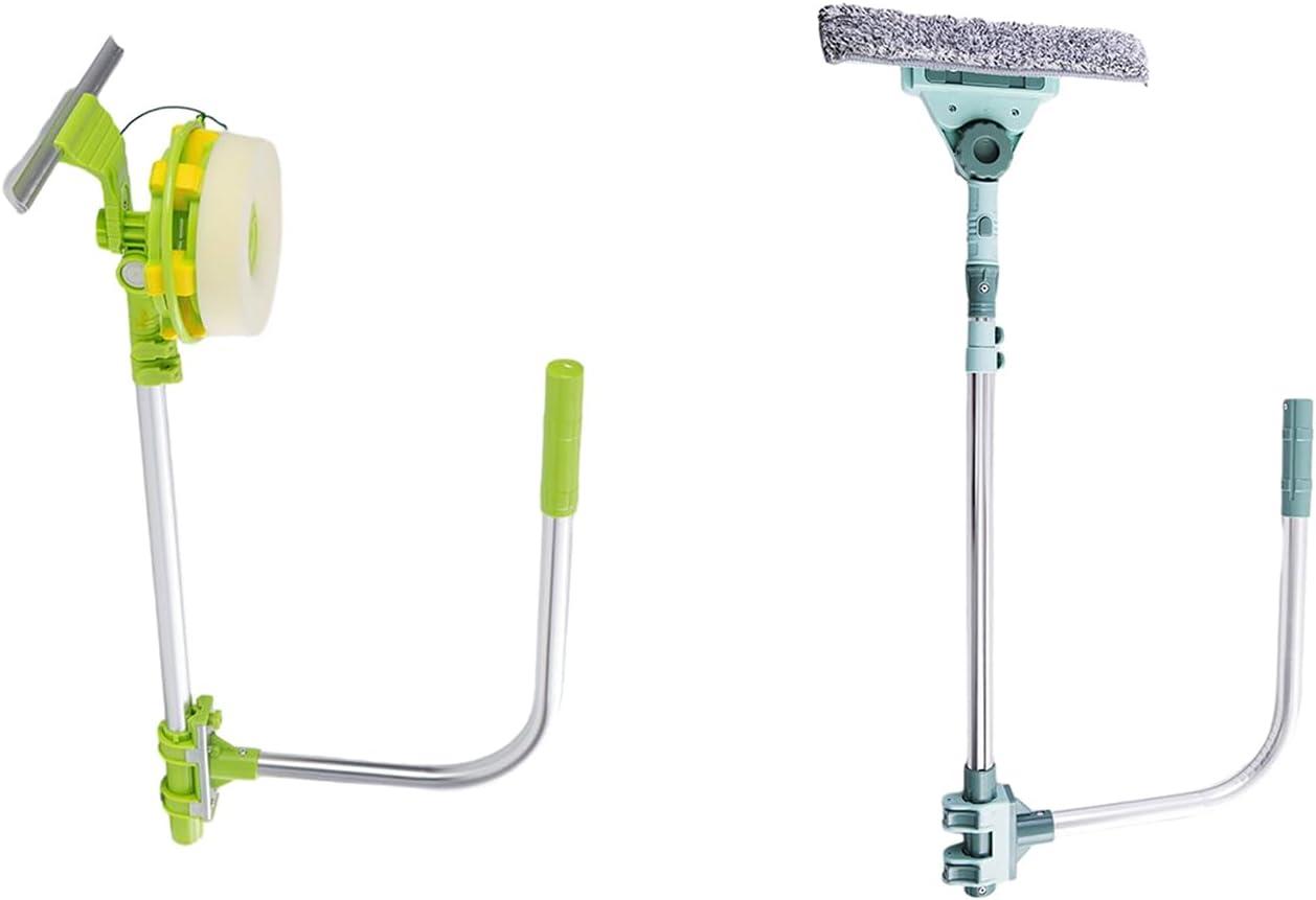 Telescopic Window Cleaner Glass Window Scrubber Retractable Handle ...