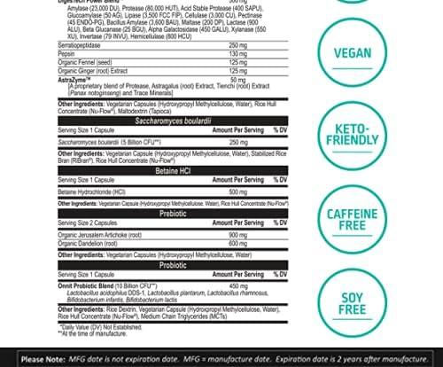 ONNIT Total Gut Health: Probiotic & Digestive Enzyme Supplement 5 ...