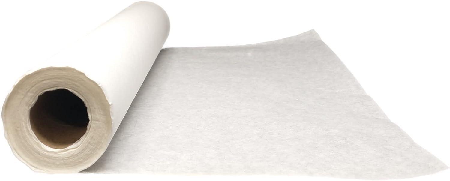 18''x125 Disposable White Textured Crepe Exam Table Paper Roll - Pack ...