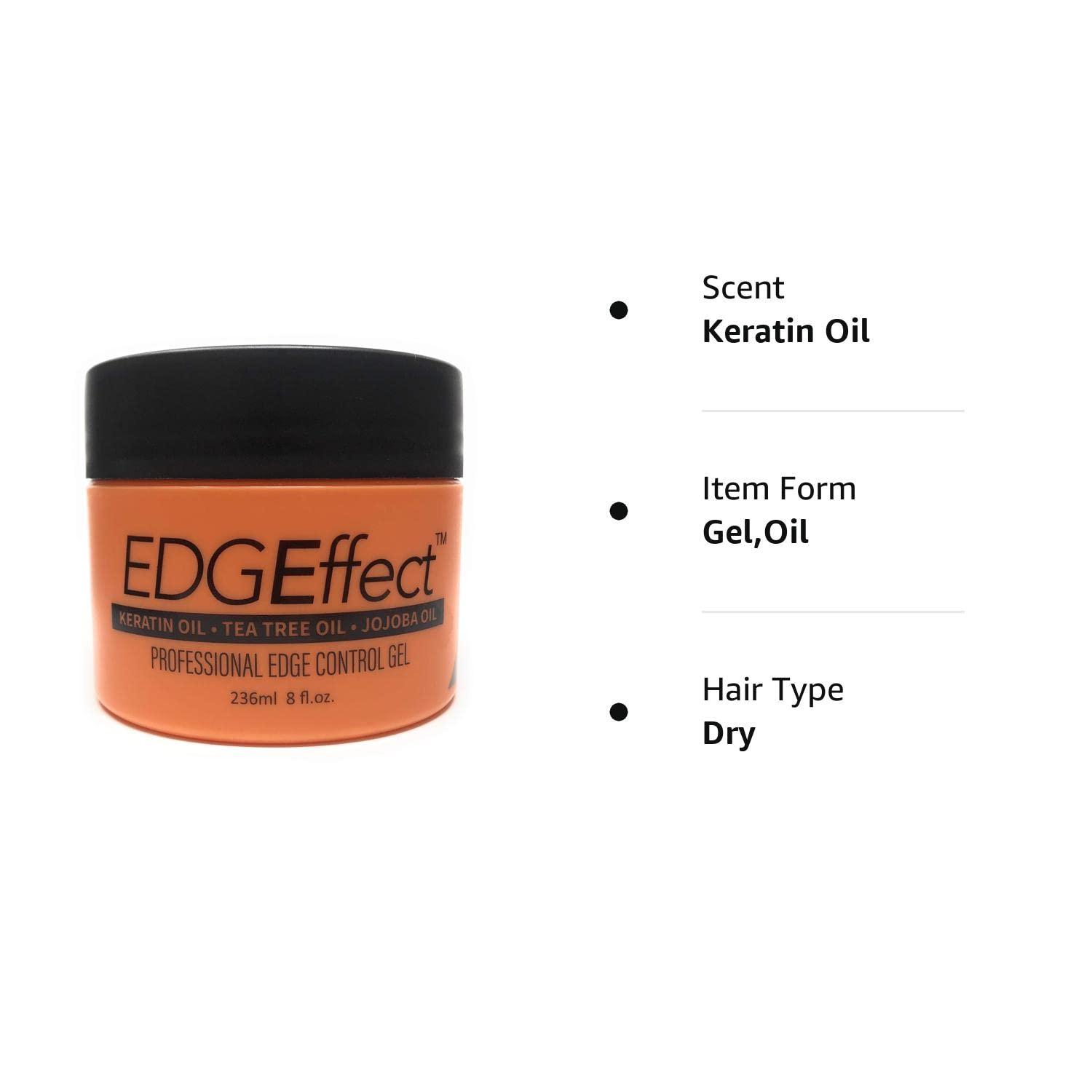 Magic Collection Edge Control Gel with Keratin Oil - 8 oz (Pack of 1 ...