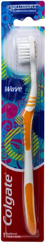 Colgate Wave Ultra Compact Soft Toothbrush - 1 Count (Colors Vary ...