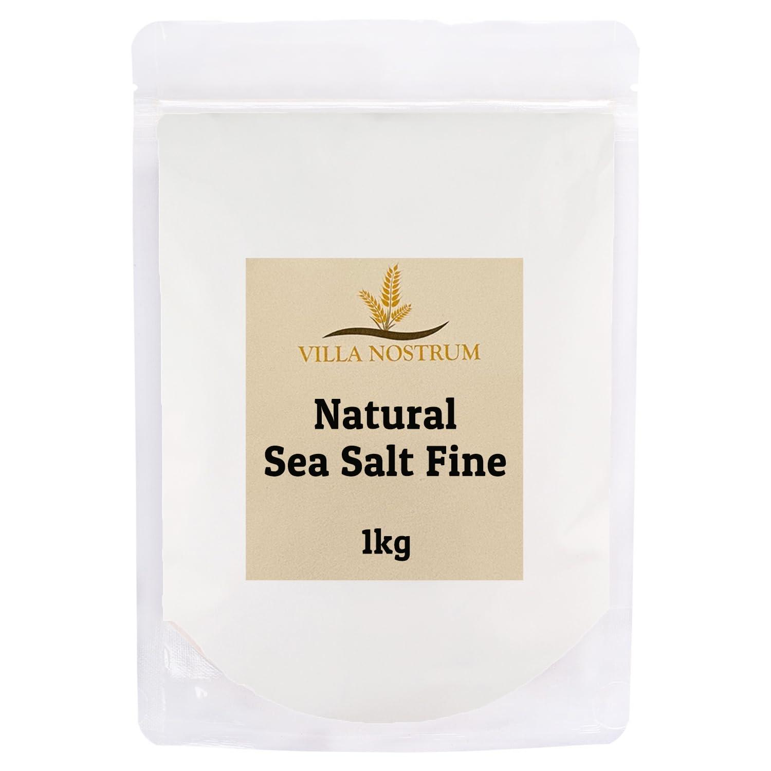 Natural Sea Salt (Fine) 1kg - No Additives No Anti Caking Agents by ...