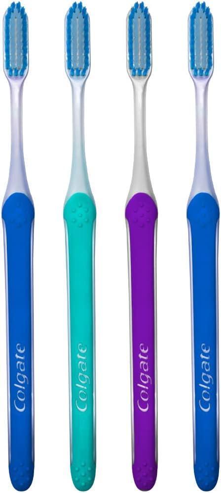 Colgate Slim Soft Ultra Compact Toothbrush Extra Soft - Pack of 4 ...