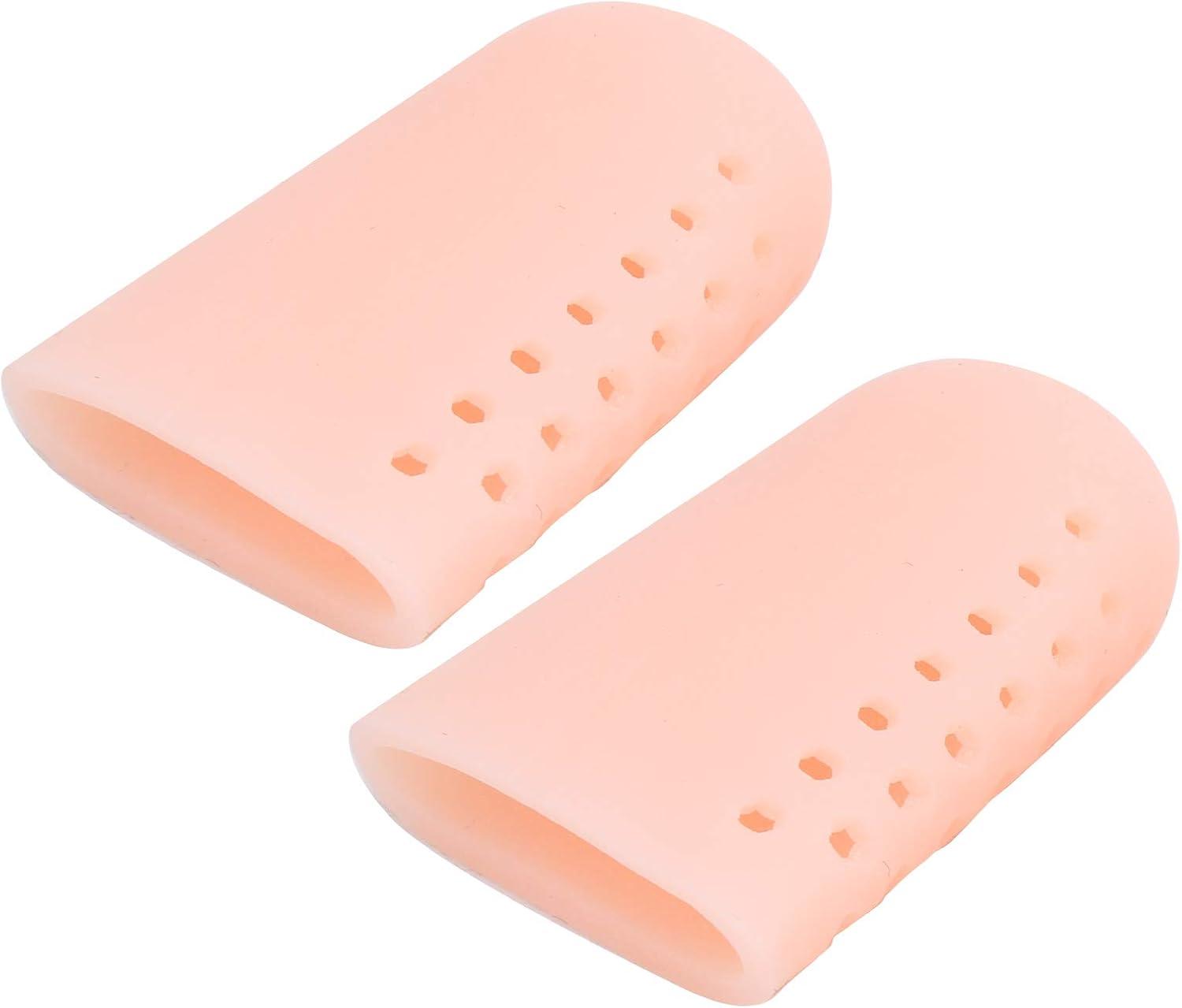 01 Gel Toe Caps - Pain-Relieving Portable Toe Covers with Holes for ...