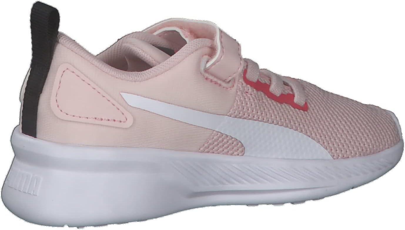 PUMA Kids Flyer Runner V INF Sneaker - 8 UK Child - Puma White/Lotus ...