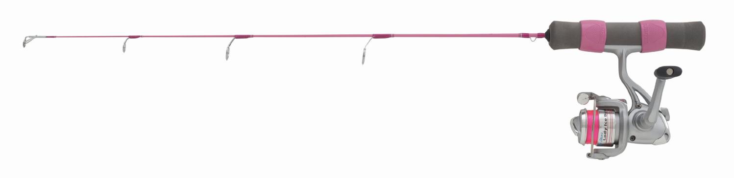Clam 9574 Lady Ice Buster Ultra Light Combo - 24-Inch Rod and Reel Set ...