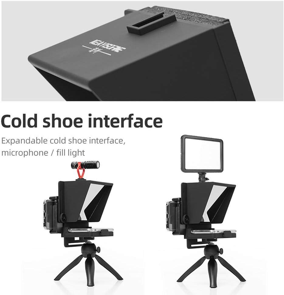Mini Teleprompter Portable Mobile Teleprompter Artifact Video with ...