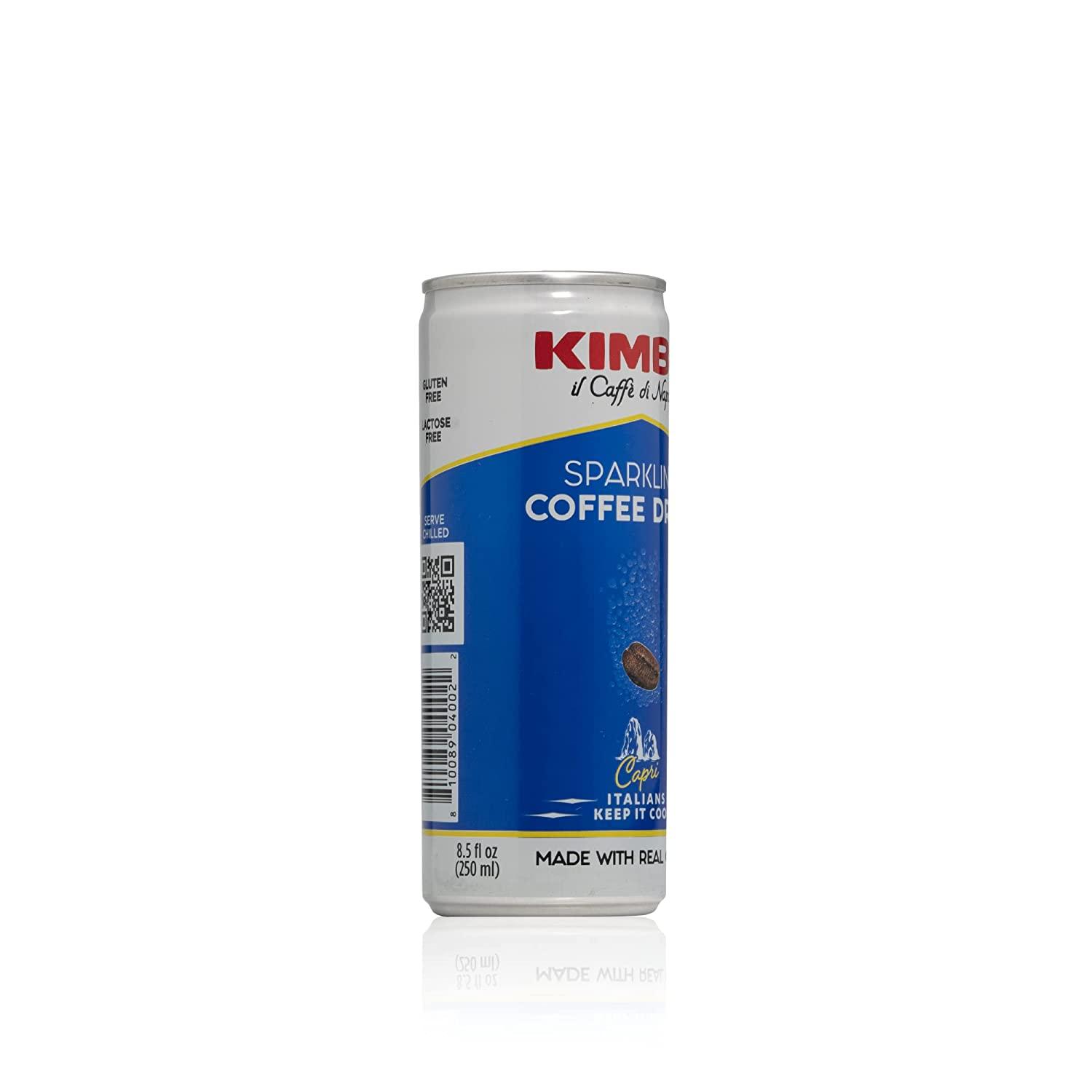 Kimbo Sparkling Coffee - 100% Real Arabica - Original Italian Taste - 4 ...
