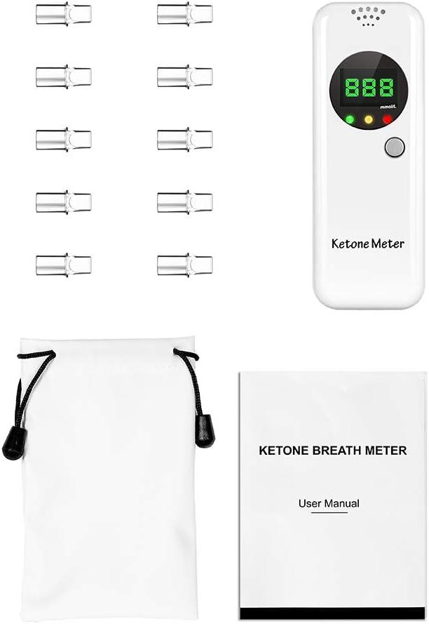 Portable Ketone Meter: Digital Ketone Breathalyzer for Ketosis Testing ...