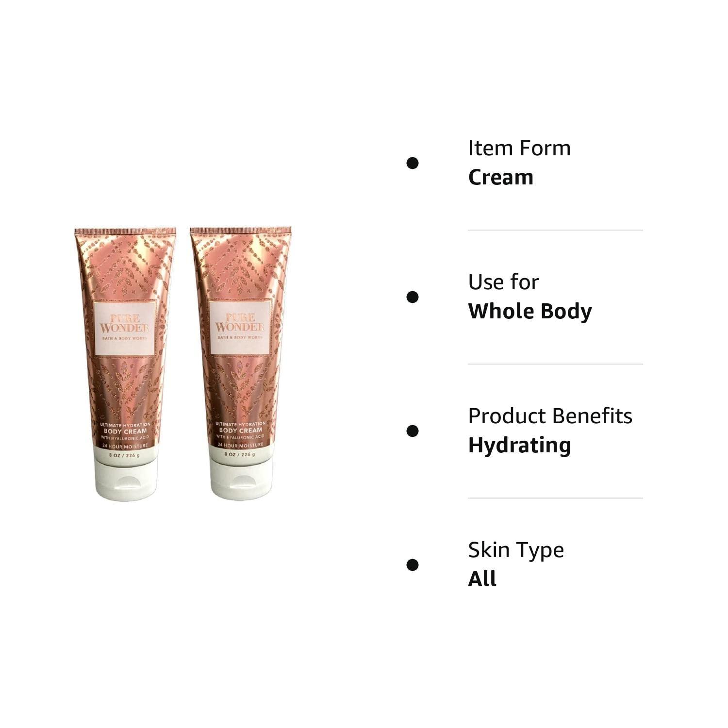 Pure Wonder Body Cream Ultimate Hydration Gift Set for Women - 2 Pack 8 ...