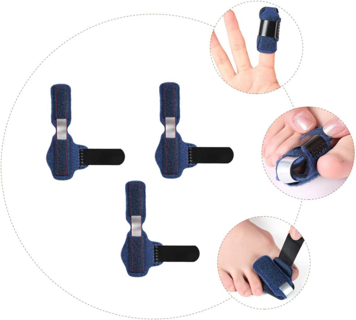 Healvian 3pcs Toe and Finger Splint Set for Trigger Thumb, Crooked Toe ...