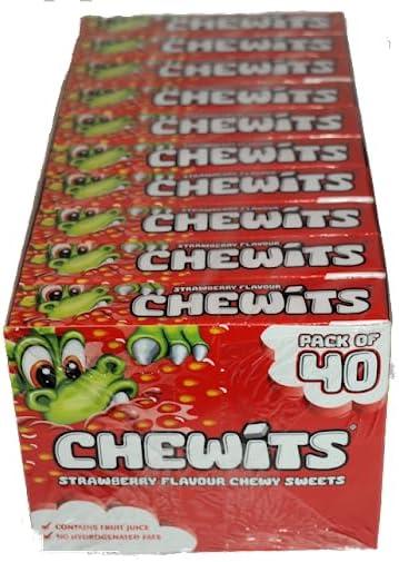 Strawberry Chewits - Pack of 40x | Buy Now with Express International ...