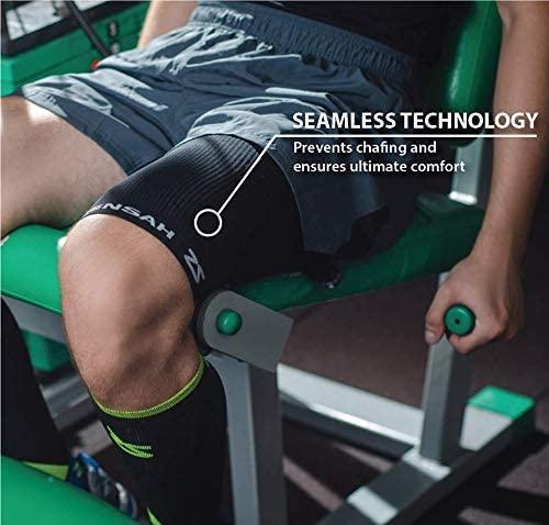 Zensah Thigh Compression Sleeve | Hamstring & Quad Support for Men and ...