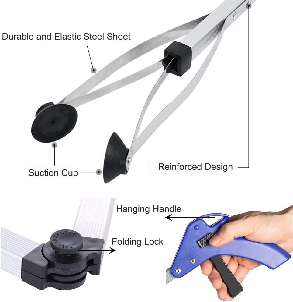 U-House Reacher Grabber - 32 Extra Long Folding Mobility Aid Tool for ...