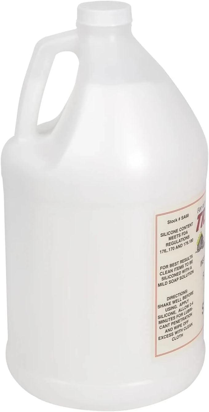 Trident Food Grade Liquid Silicone Lubricant & Conditioner - 1 Gallon | Safe for Food Processing ...