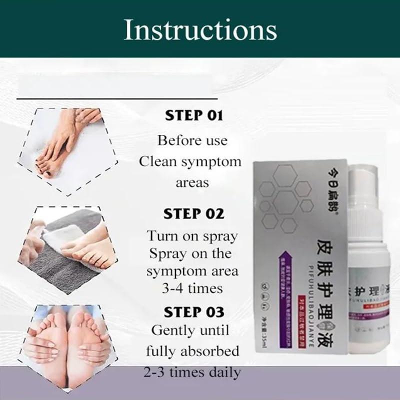 Raipult Eczema Itching Skin Health Spray - Skin Eczema Relief Treatment ...