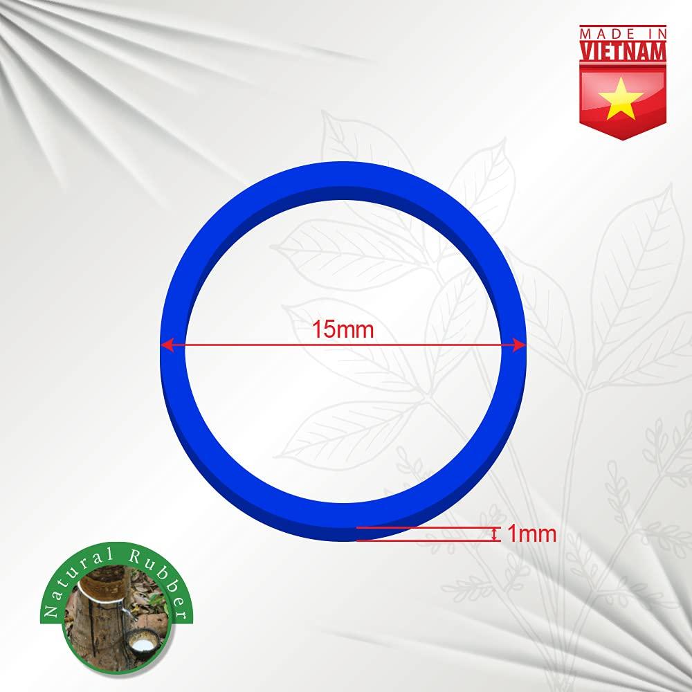 Mini Size Blue Rubber Bands 1000 Pcs - Premium Quality Hair Ties from ...