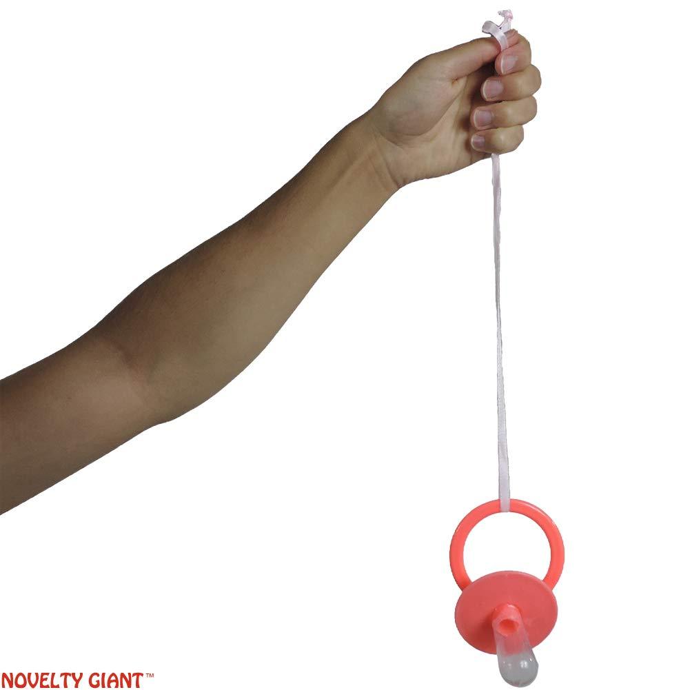Jumbo Baby Pacifier Pink Costume Accessory - Novelty for Adults - Shop ...