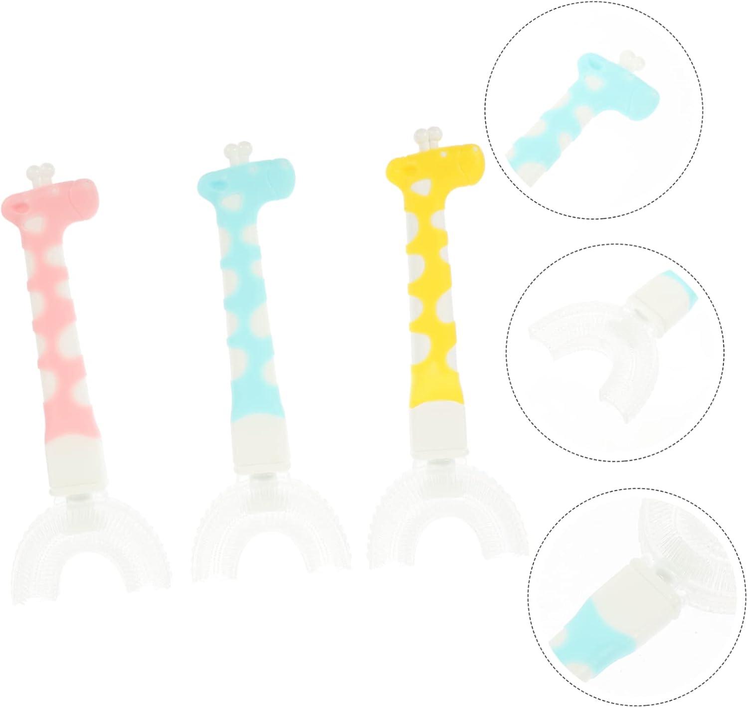 Shop Minkissy 6-Piece U-Design Children s Manual Toothbrush Set | Soft ...