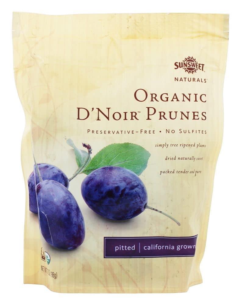 Sunsweet Naturals Organic D'Noir Prunes - 12 Case Pack - 7 oz | Sun ...