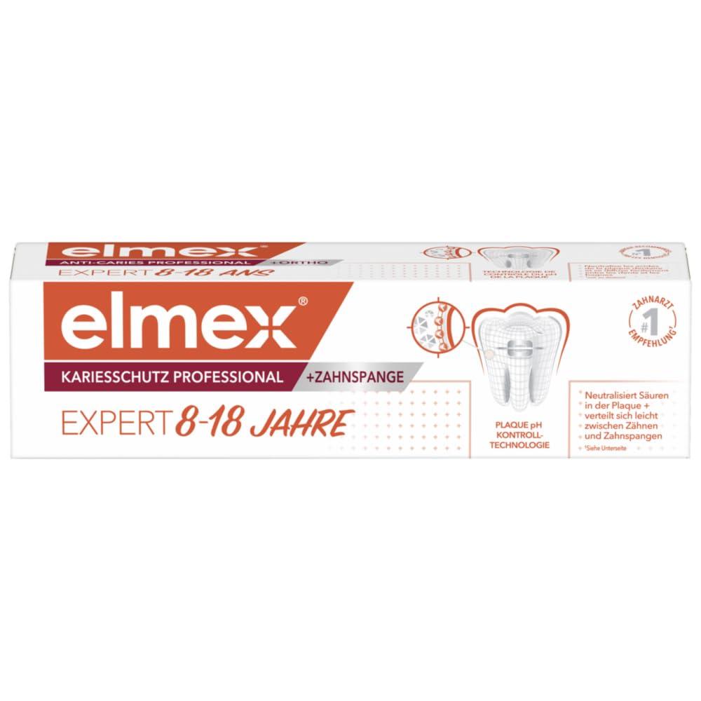 Elmex Toothpaste Caries Protection for Braces | 75ml Pack of 3 | Ages 8 ...