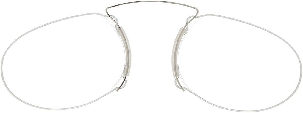 Didinsky Transparent Reading Glasses for Women & Men - Compact Light ...