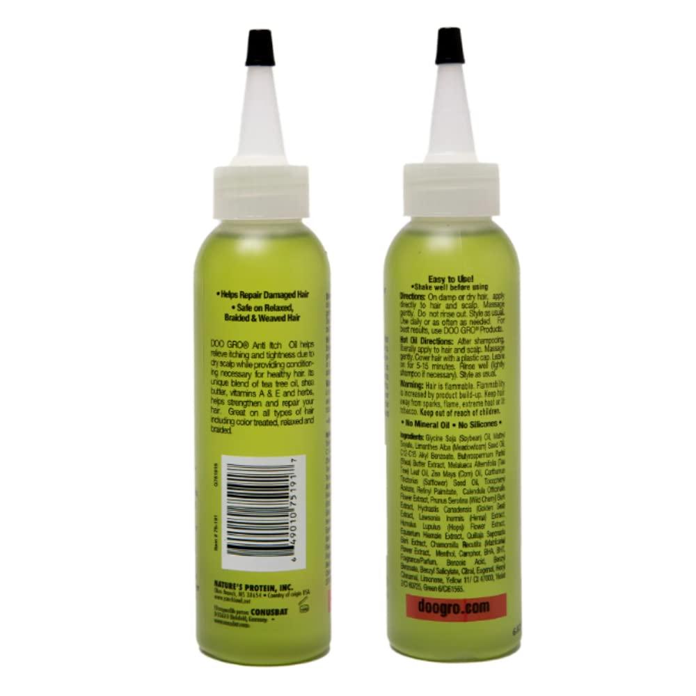Doo Gro Anti-Itch Growth Oil 4.5oz - Promotes Hair Growth and Soothes ...