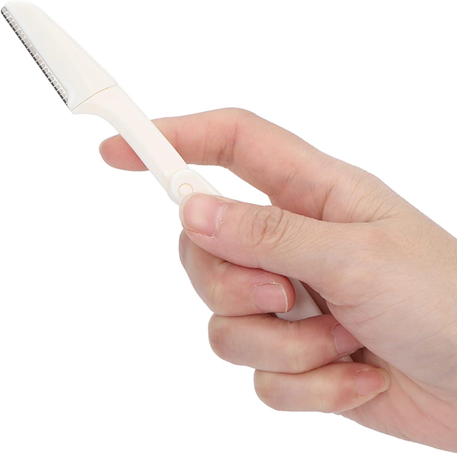 Foldable Facial Shaver - Stainless Steel Blade Portable Eyebrow Shaper ...