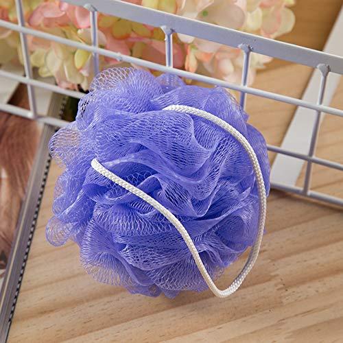 Kids Bath Loofah Sponge Shower Pouf 8 Pack with Wall Hooks - Colorful ...
