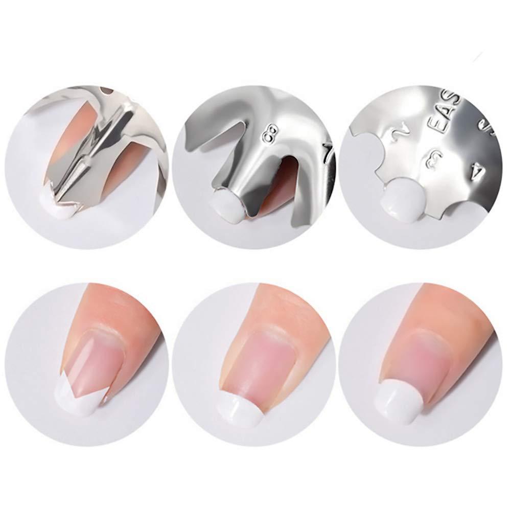 SILPECWEE 3 Pack French Smile Line Cutter Tool Set - C-Shape Manicure ...