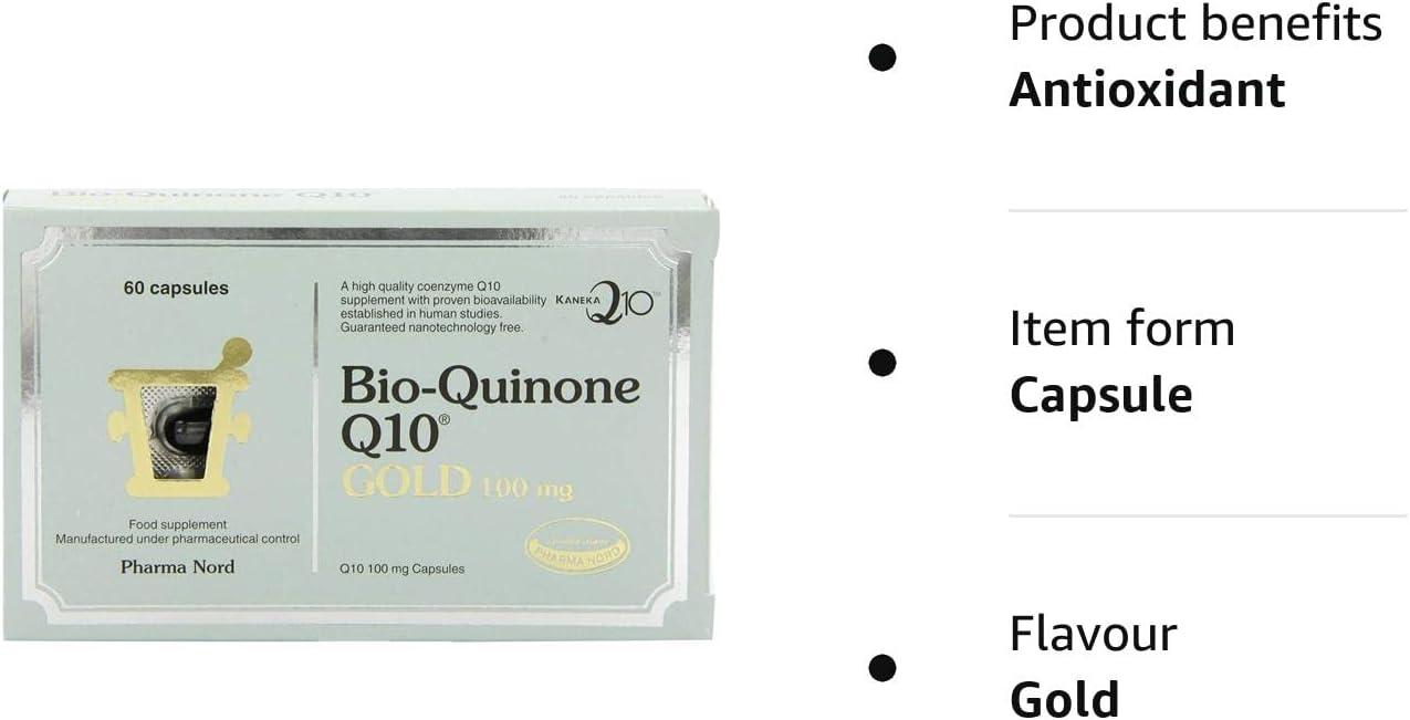 Pharma Nord Bio-Quinone Active Q10 Gold 60 Capsules - Powerful Coenzyme ...
