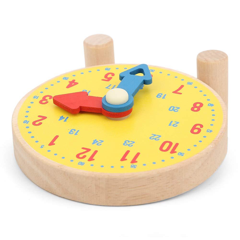 Wooden Clock Toy for Kids | Toddler Learning Time Model | Educational ...