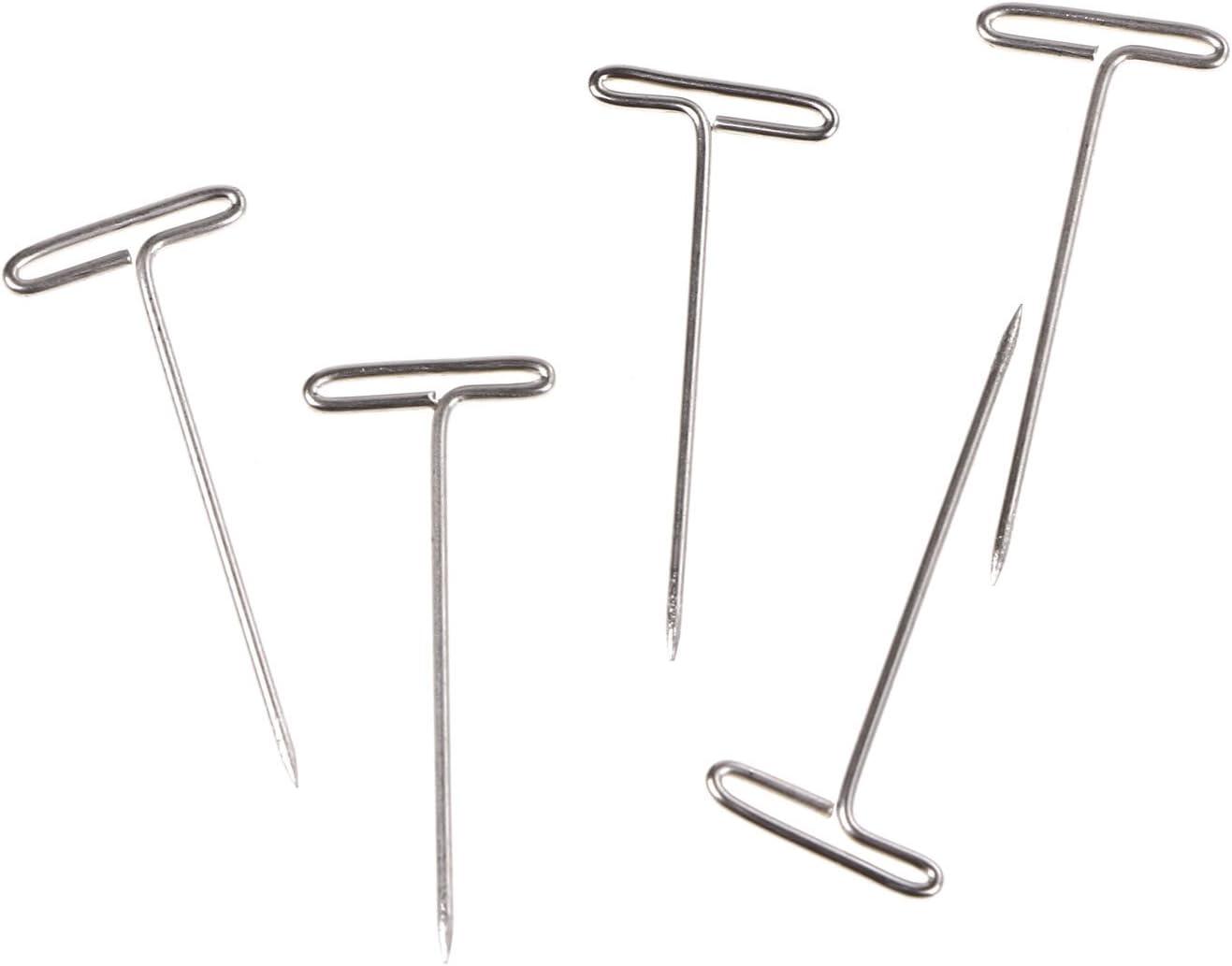 120PCS 1 Inch Nickel Plated Steel T-Pins - Durable Tupalizy T-Pins for Sewing & Crafting | Buy ...