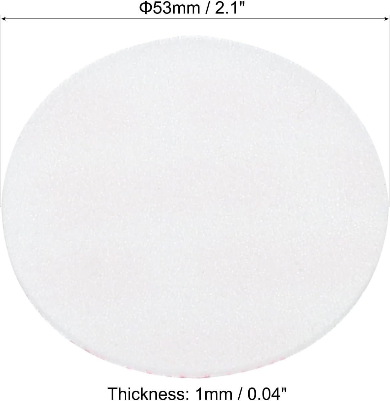 PATIKIL 53mm/2.1inch Foam Lid Liner 100Pcs PS Foam Resistant Tamper ...