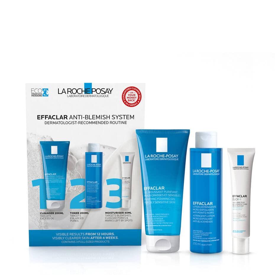 La Roche-Posay Effaclar 3-Step Anti-Blemish System - Clear Skin ...