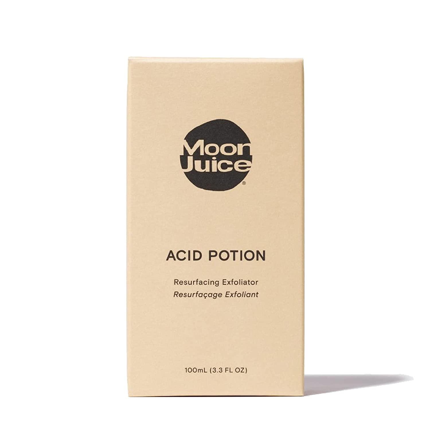 Moon Juice Acid Potion - Vegan Liquid Exfoliator for Clear Skin - AHA ...