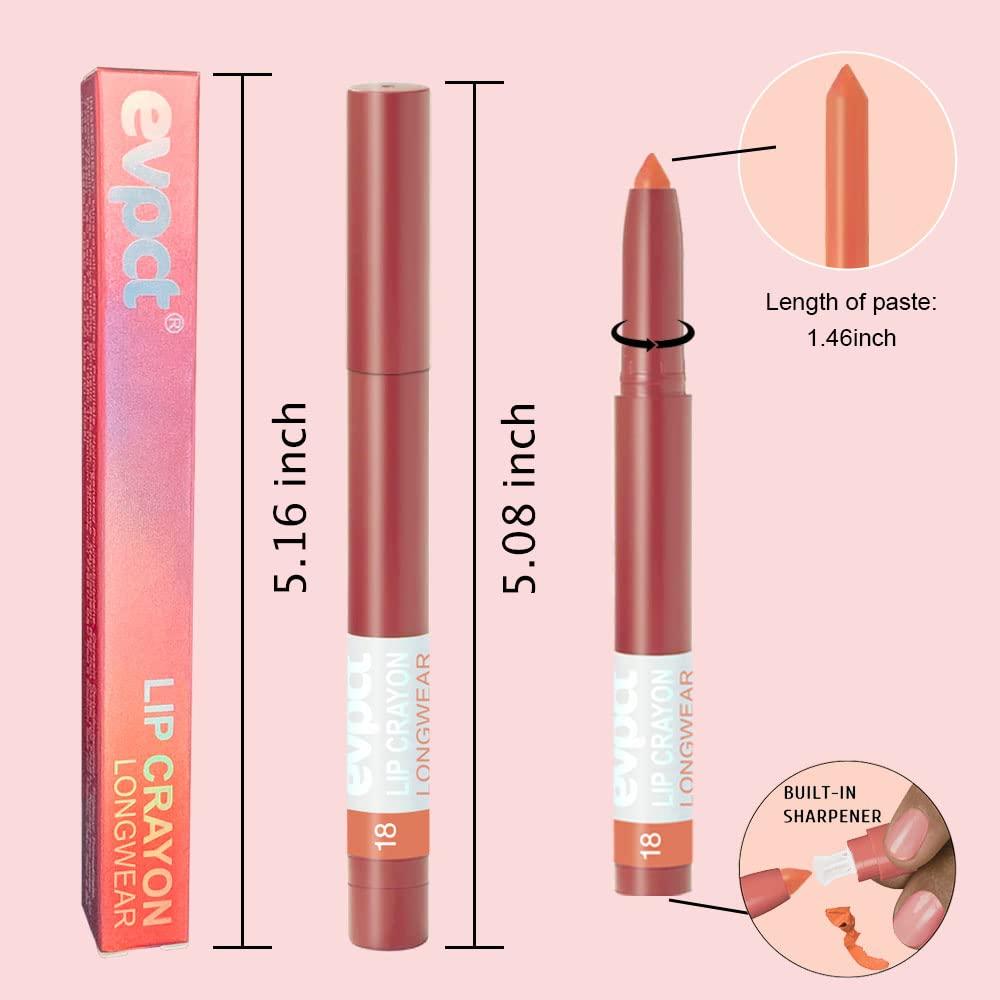 Bingbrush 3 Colors Crayon Matte Longwear Lipstick Pack Set