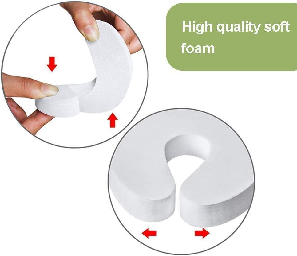 8 Pack BYETOO Door Finger Pinch Guards - Childproof Slam Stopper for ...