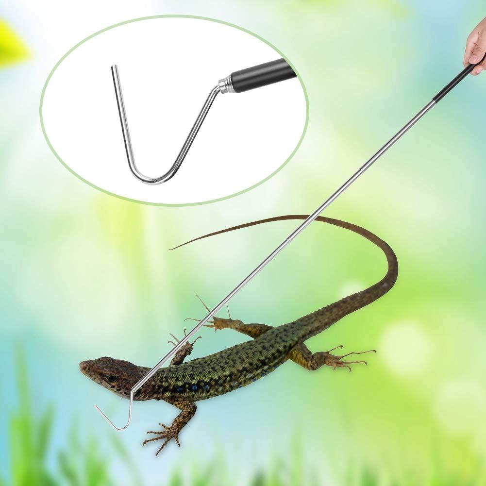 ViaGasaFamido Snake Hook Stainless Steel Snake Tongs Retractable Snake ...