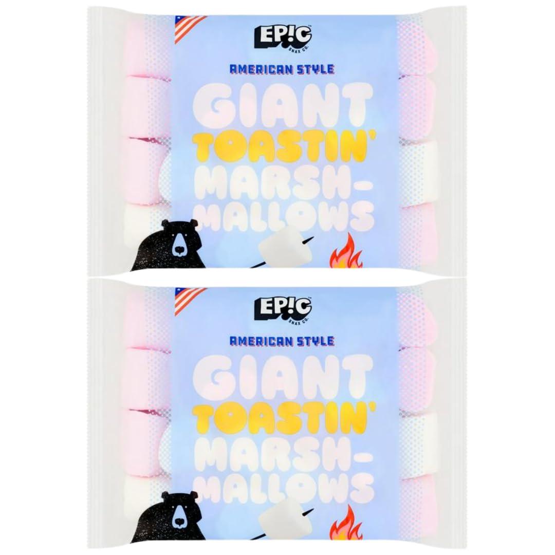 Marshmallows Bundle With Epic Giant Toastin Marshmallows 500g (2 Pack ...
