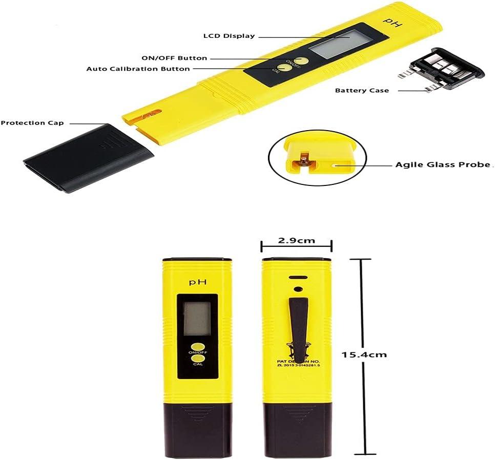 LCD PH Meter Pen of Tester Accuracy 0.01 Aquarium Pool Water Wine Urine ...