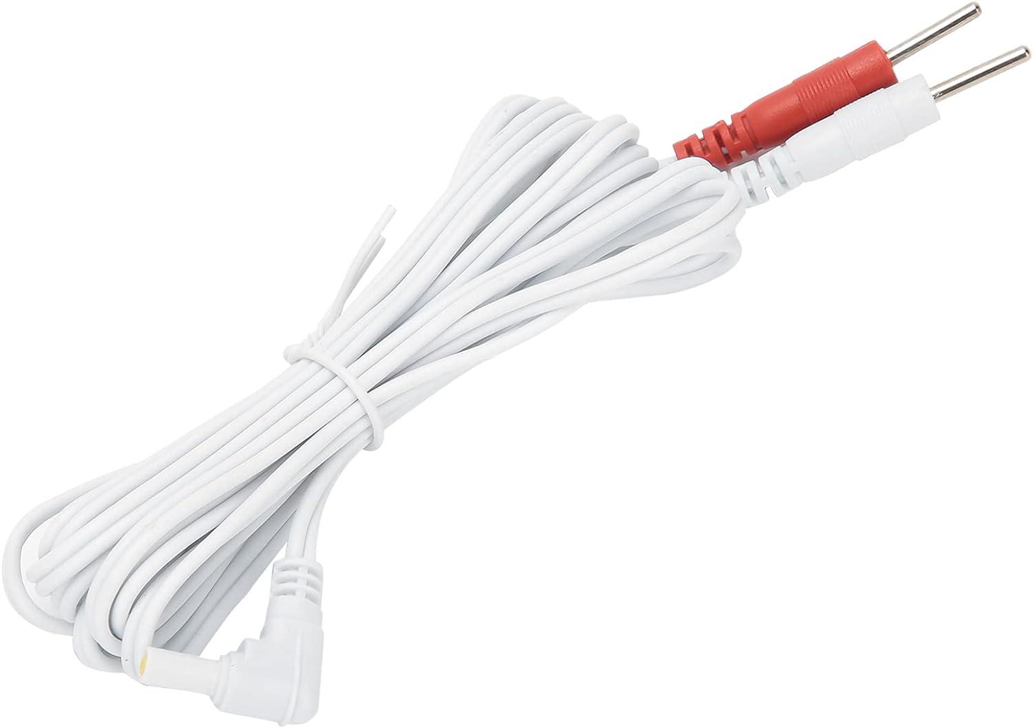 Electrode Wires Cable 10pcs / Bag 2.35mm 1.8m Ear Clip for Tens Unit 2 ...