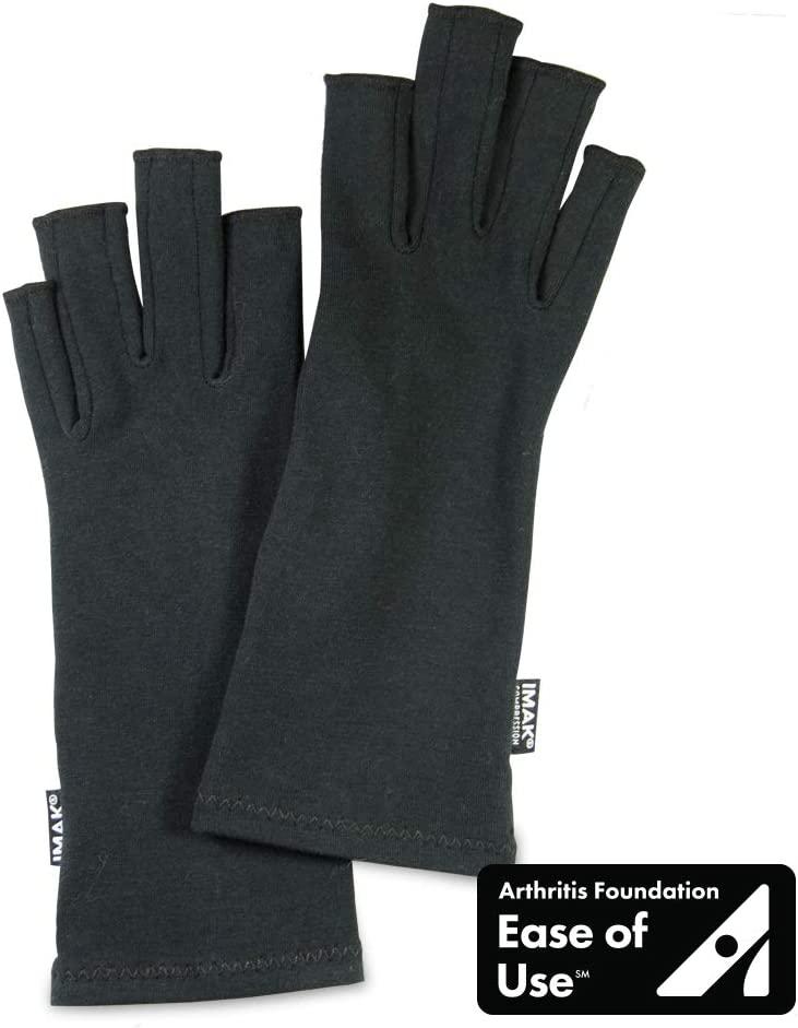 IMAK Compression Arthritis Gloves - Medium (1 Pair) Black | Joint ...