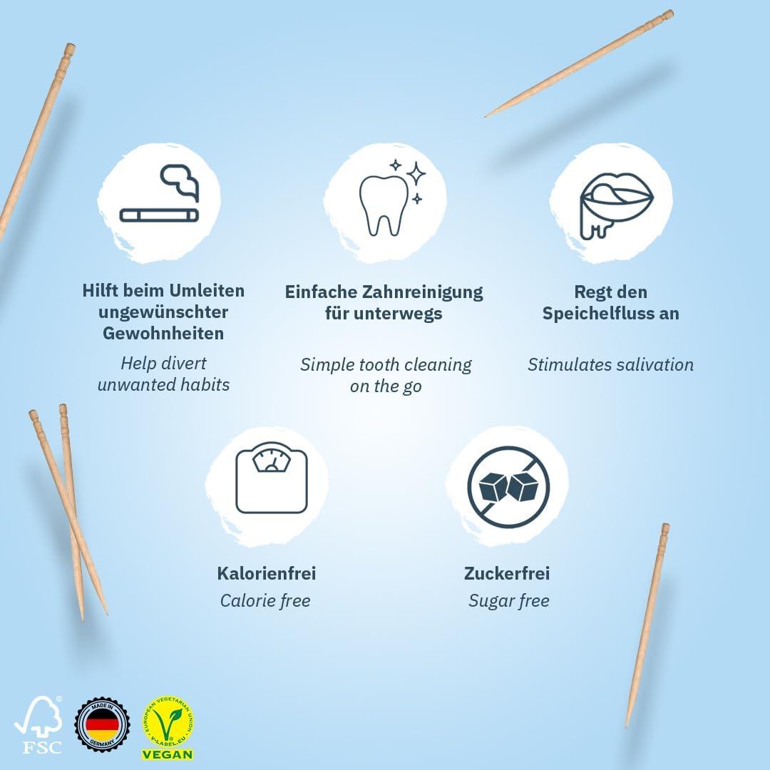 Miracle Toothpick - 100 Individually Packaged Flavored Toothpicks ...