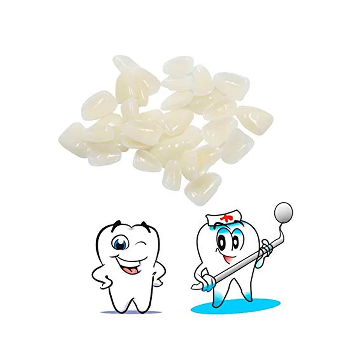 Dental Temporary Crown Kit - 60 Pcs Veneers for Front & Molar Teeth ...