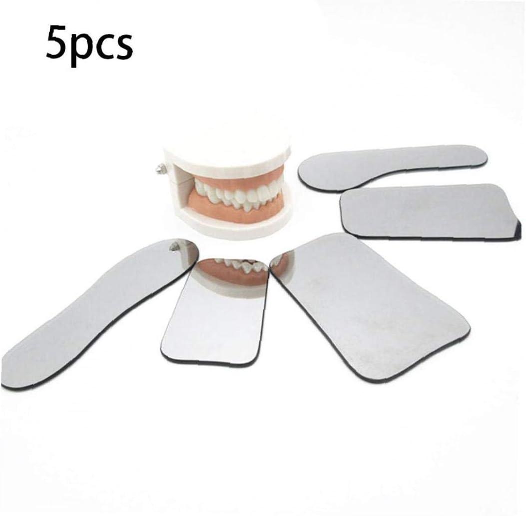 Canjerusof Dental Intraoral Mirror Set - 5pcs Mouth Photography ...