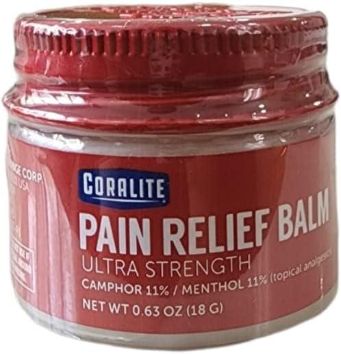 2 Pack Coralite Ultra Strength Pain Relief Balm - Non-Staining | Fast ...