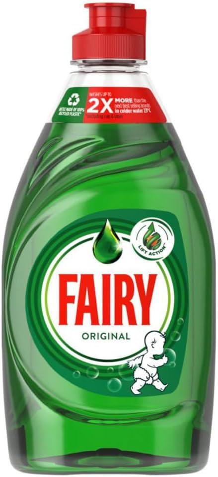 Fairy Original Washing Up Liquid Green with LiftAction - 5 x 320ml ...